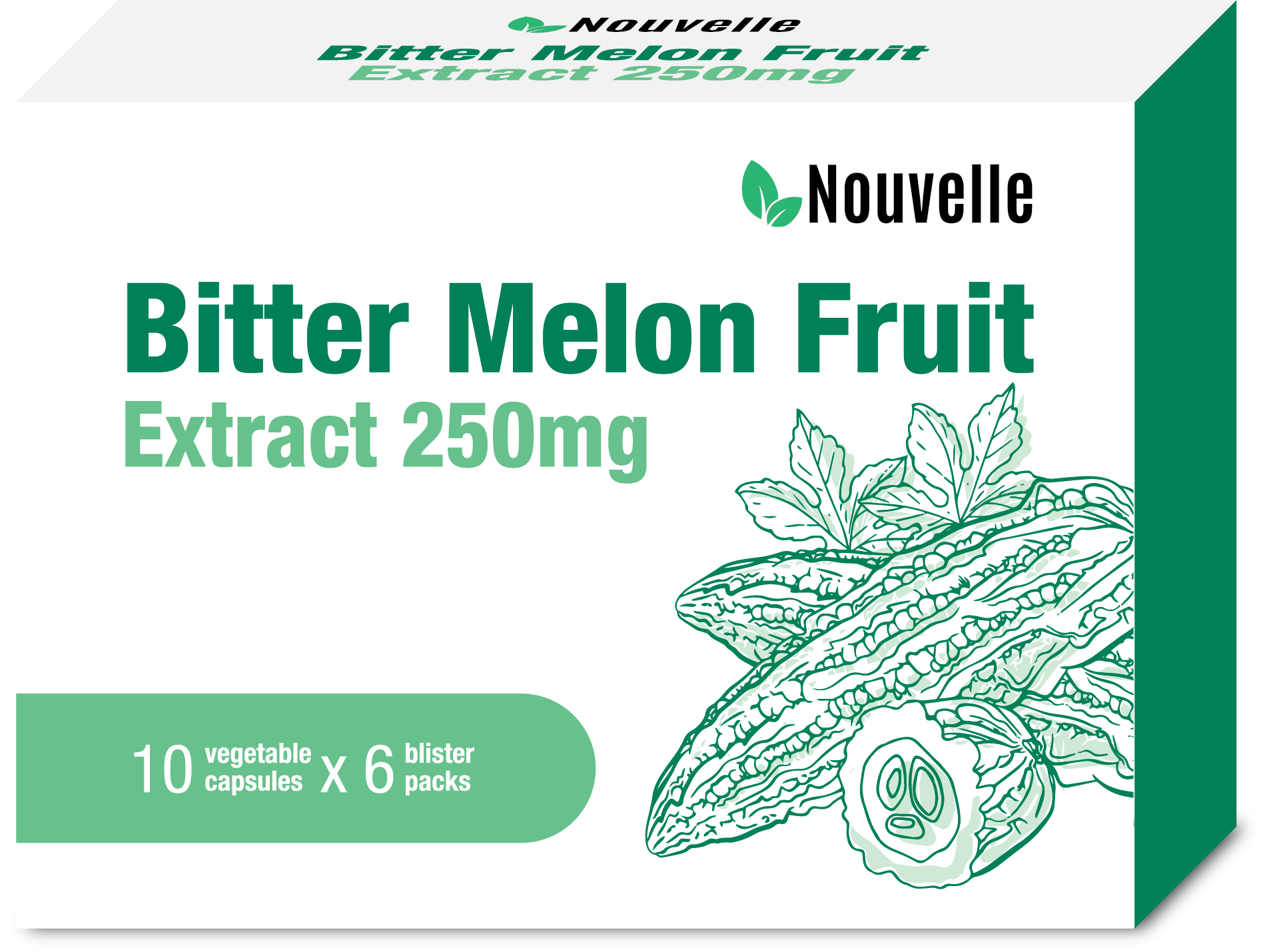 Bitter Melon Fruit Extract 250mg